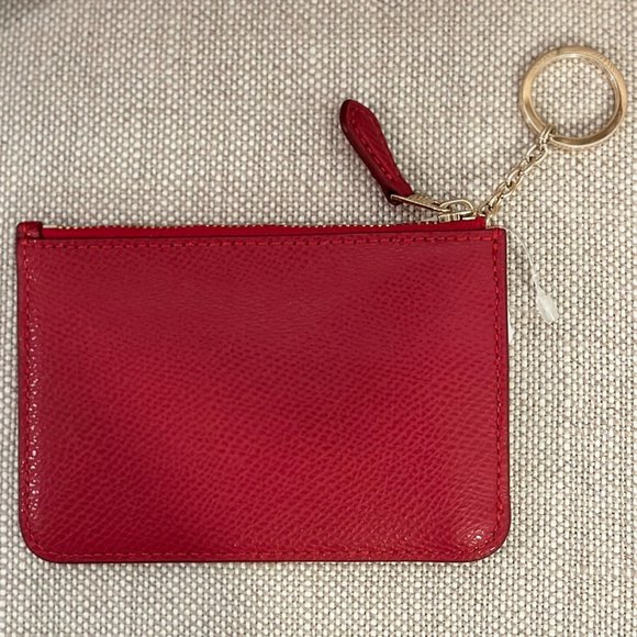 Coach | Accessories | Nwt Coach F6464 Crossgrain Leather Keychain Key ...